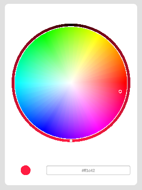 Predefined color pickers | Color Picker Package