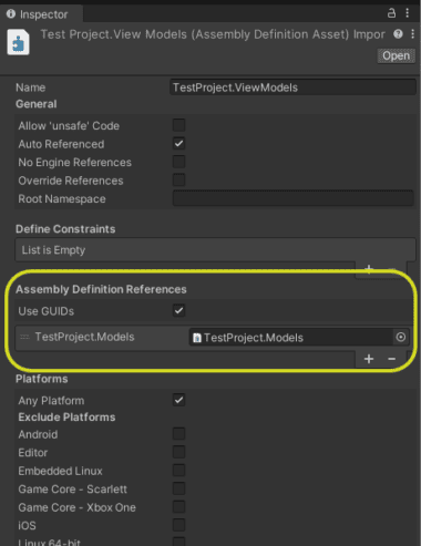 Make Unity more efficient with Assembly Definitions